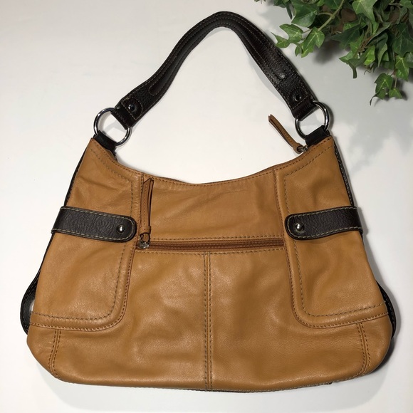 Clarks | Bags | Clarks Two Tone Leather Shoulder Purse | Poshmark